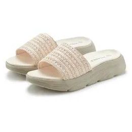 Pantolette Vivance "Mule, Sandale, Sommerschuh, offener Schuh", Herren, Gr. 39, beige, Obermaterial: 100% Textilmaterial. Decksohle: 100% Synthetik. Futter: 100% Textilmaterial. Laufsohle: 100% Synthetik, unifarben, Basic, Schuhe Pantolette, mit modischer Sohle VEGAN