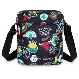 Schultertasche Eastpak "ARCADE MINI BAG", Damen, Gr. B/H/T: 18,5cm x 21,5cm x 5cm, schwarz, team nba, Polyester, Taschen Schultertasche, Mini Bag, Messenger Bag, Basketball NBA