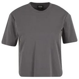 T-Shirt Urban Classics "Urban Classics Ladies Sorona Loose Fit Tee", Damen, Gr. M, magnet, 70% Baumwolle, 30% Polyester (Sorona), unifarben, oversize, Rundhals, Shirts T-Shirt