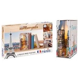 3D-Puzzle Revell "Book Nook, Tiny Adventures Paris", bunt, Puzzles, KinderB:18cm H:23cm T:11cm, Holz, beleuchtet, Buchst&uuml;tze; mit LED-Beleuchtung, B:18cm H:23cm T:11cm