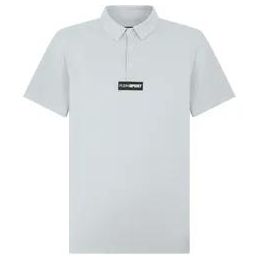 Poloshirt Plein Sport "Pique Polo T-Shirt Scratch", Herren, Gr. XXL, 07, lightblau, Stoff: 37% Viskose, 30% Acryl, 28% Baumwolle, 5% Elasthan, Shirts