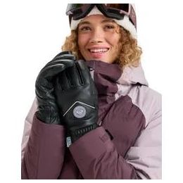 Snowboardhandschuhe Roxy "Icyday Leather", Damen, Gr. L, schwarz, Obermaterial: 100% Leder;, Handschuhe