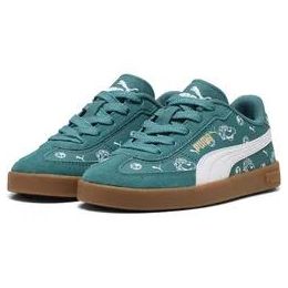 Sneaker Puma "Puma Club II Era Super Puma Sneakers Kinder", M&auml;dchen, Gr. 31, emerald ice wei&szlig; gr&uuml;n, Obermaterial: Textil, Synthetik, Rekonstituiertes Leder. Futter: Textil. Innensohle: Textil. Laufsohle: Gummi, Schuhe Sneaker