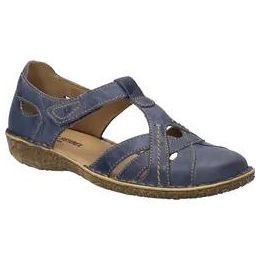 Sandale Josef Seibel "Rosalie 29, dunkelblau", Damen, Gr. 41, blau (dunkelblau), Obermaterial: 100% Rindsleder Leather cow., Schuhe Sandale