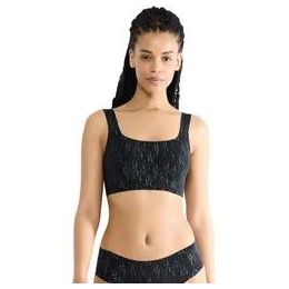 Bustier Sloggi "ZERO Feel 2.0 Top", Damen, Gr. S, N-Gr, schwarz (schwarz combination), Single Jersey, Obermaterial: 76% Polyamid, 24% Elasthan, BHs Bustier, nahtlos und unsichtbar