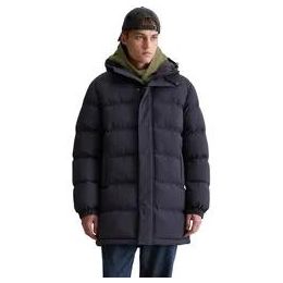 Marc O'Polo Steppmantel MARC O'POLO DENIM "wasserabweisend mit leichter Wattierung", Herren, Gr. S, blau depths, Obermaterial: 100% Polyamid, unifarben, regular fit, elastischer Bund, M&auml;ntel Steppmantel
