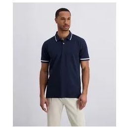 Poloshirt Pierre Cardin "Poloshirt uni piquee kontrast", Herren, Gr. M, salute, Piqu&eacute;, Obermaterial: 100% Baumwolle, kontrastfarbene Details, regular fit normal, ohne Ausschnitt, Shirts, mit Logo Schriftzug