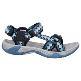 Sandale CMP "HAMAL WMN HIKING SANDAL", Damen, Gr. 42, night, tiffany, Synthetik, Schuhe Sandale