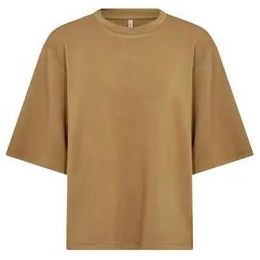 Kurzarmhemd soyaconcept "Soya Concept T-shirt SC-BANU", Herren, Gr. XL, Normalgr&ouml;&szlig;en, 7120 butternut, Obermaterial: 48% Modal, 48% Polyester, 4% Elasthan, Hemden