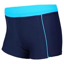 Badehose AQUARTI "Badehose Jungen Kinder Badehose Seitliche Paspel", Kinder, Gr. 152, N-Gr, blau (024 dunkelblau, blau), Obermaterial: 80% Polyamid PA. 20% Elasthan EL., Badehosen Badehose