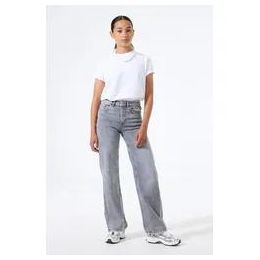 Schlagjeans Garcia "Ilvy", M&auml;dchen, Gr. 140, N-Gr, light used, Denim/Jeans, Obermaterial: 99% Baumwolle, 1% Elasthan, loose fit lang, Jeans, for Girls, mit weitem Bein