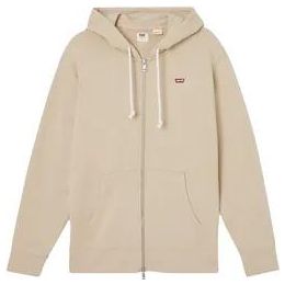 Levi's Sweatshirt LEVI'S "Sweatjacke The Original Housemark Zip Up 1er Pack", Herren, Gr. XL, beige, Obermaterial: 100% Baumwolle CO., Sweatshirts Sweatshirt