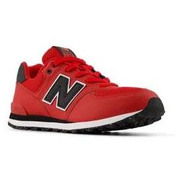 Sneaker New Balance "574", M&auml;dchen, Gr. 36, team rot, Synthetik, Textil, Schuhe Sneaker