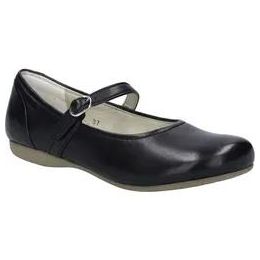 Ballerina Josef Seibel "Fiona 77, schwarz", Damen, Gr. 42, schwarz, Obermaterial: 100% Rindsleder Leather cow., Schuhe Ballerina