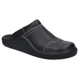Hausschuh Josef Seibel "Monaco H 13, schwarz", Herren, Gr. 43, schwarz, Obermaterial: 100% Rindsleder Leather cow., Schuhe Hausschuh