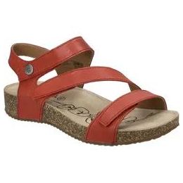 Sandale Josef Seibel "Tonga 25, rot", Damen, Gr. 42, rot, Obermaterial: 100% Rindsleder Leather cow., Schuhe Sandale