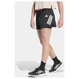 Laufshorts Adidas PERFORMANCE "ADI365 FORMOTION 2IN1", Damen, Gr. S, N-Gr, schwarz, normal, gr., Obermaterial: 100% Polyester, Hosen