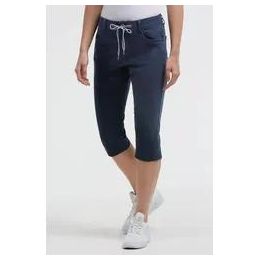 Comfort-fit-Jeans SOCCX, Damen, Gr. 28, Kurz, blau navy, Denim/Jeans, Material: 92% Baumwolle, 5% Elastomultiester, 3% Elasthan, unifarben, comfort fit, Jeans, mit normaler Leibh&ouml;he