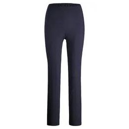 Schlupfhose GOLDNER "Schlupfhose CARLA in Super-Stretch", Damen, Gr. 42, N-Gr, blau (marine), Obermaterial: 72% Viskose CV. 25% Polyamid PA. 3% Elasthan EL., normal, Hosen Schlupfhose, Superelastisch