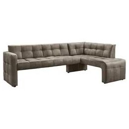 Essbank exxpo - SOFA FASHION "Barista, bequem und elegant, hohe Bodenfreiheit", dolphin, B:245cm H:83cm T:159cm, Sitzb&auml;nke, Essbank, Eckbank Barista bequem und elegant, hochwertige Detailverarbeitung