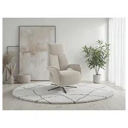 Sit & More TV-Sessel SIT & MORE "TV Lazy", creme, B:75cm H:113cm T:85cm, 100% Polyester, Sessel, zur Auswahl mit Herz-Waage-Position