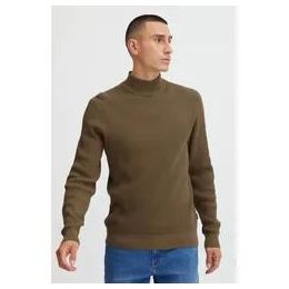 Strickpullover Blend "BHPullover", Herren, Gr. XXL, teak, Feinstrick, 100% Baumwolle, unifarben, regular fit normal, hoch geschlossener Ausschnitt, eingesetzt, Pullover Strickpullover, Feinstrick Pullover mit Rollkragen