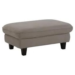 Hocker Home Affaire "Pilot", mud, B:101cm H:46cm T:65cm, 100% Polyester, Feinstruktur: 75000 Scheuertouren, Struktur 35000 Scheuertouren, Microfaser 40000 Scheuertouren, Hocker, Hocker