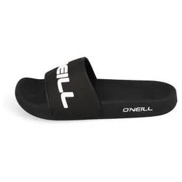 O`Neill Sandale O'NEILL "LOGO SLIDER MEN", Herren, Gr. 45, schwarz, Synthetik, Schuhe Sandale