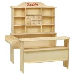 Kaufladen Roba "Verkaufsstand, Natur", beige (natur), Kaufl&auml;den, KinderB:107cm H:120cm T:95cm, B:107cm H:120cm T:95cm