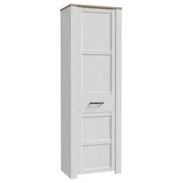 Garderobenschrank FORTE "Garderobenschrank, H&ouml;he 205,4cm, Soft Close, ausziehbare Kleiderstange", riviera eiche, sibiu l&auml;rche hell, B:66,7cm H:205,4cm T:42cm, Schr&auml;nke, Garderobenschrank, B/H/T 66,7/205,4/42 cm