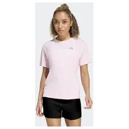 Laufshirt Adidas PERFORMANCE "ADI365 RUNNING ESSENTIALS", Damen, Gr. XL, clear pink, Obermaterial: 100% Polyester, Rundhals, Shirts Laufshirt