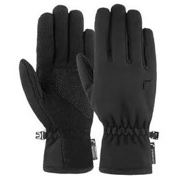 Skihandschuhe Reusch "Kiruna STORMBLOXXTM", Damen, Gr. 6, schwarz, 98% Polyester, 2% Elasthan, unifarben, Handschuhe, mit winddichter, atmungsaktiver Funktion