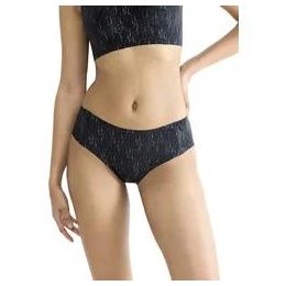 Hipster Sloggi "ZERO Feel 2.0 Hipster", Damen, Gr. M, schwarz-wei&szlig; (schwarz combination), Single Jersey, Obermaterial: 76% Polyamid, 24% Elasthan, Unterhosen, nahtlos und unsichtbar