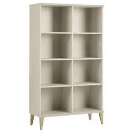 Standregal Paidi "JONTE in Beige mit offenen F&auml;chern, verschiedene Gr&ouml;&szlig;en", cashmere, beige, T:40cm, Holzwerkstoff, Regale, Standregal, modernes & langlebiges Regal mit Massivholz-F&uuml;&szlig;en, Highboard