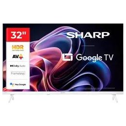 Sharp LED-Fernseher "1T-C32HFx", Energieeffizienz: E (A-G), wei&szlig;, 32 &prime;&prime;, Fernseher