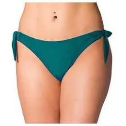 Bikini-Hose AQUARTI "Bikinihose Aquarti Damen Tanga Bikinihose Seitlich Gebunden", Damen, Gr. 36, N-Gr, gr&uuml;n (smaragdgr&uuml;n), Obermaterial: 80% Polyamid PA. 20% Elasthan EL., Badehosen Bikini-Hose