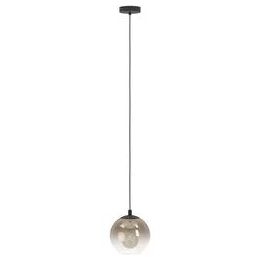 Eglo H&auml;ngeleuchte "ARISCANI 1 Pendellampe - Stahl - E27 - 1X60W - IP20", schwarz, 1, &Oslash; 20cm H: 110cm, 1 Stk., Leuchten, H&auml;ngelampe, Deckenlampe, Wohnzimmer, Esszimmer, H110 x &Oslash;20 cm, H&auml;ngeleuchte