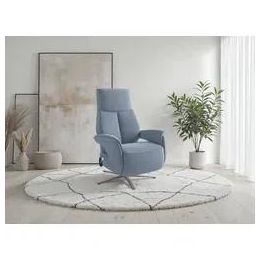 Sit & More TV-Sessel SIT & MORE "TV Lazy", hellblau, B:75cm H:117cm T:85cm, 98% Polyester 2% Polyamid, Sessel, mit Herz-Waage-Positon und 3 Motoren