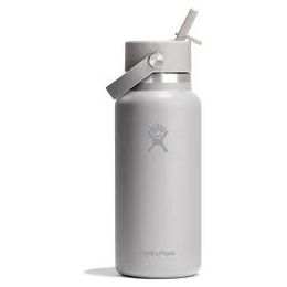 Trinkflasche Hydro Flask "32 OZ Wide Flex Straw Cap, 946 ml", birch, H:26,29cm, Edelstahl, Kunststoff, Trinkflaschen, Trinkflasche, geeignet f&uuml;r alle Wide Mouth Kappen und Deckel