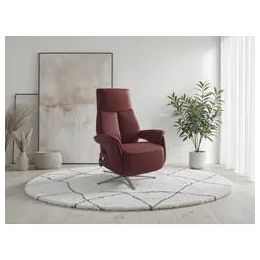 Sit & More TV-Sessel SIT & MORE "TV Lazy", merlot, B:75cm H:110cm T:85cm, Sessel, mit Herz-Waage-Positon und 3 Motoren