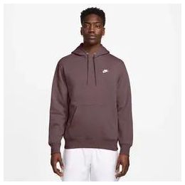 Kapuzensweatshirt Nike SPORTSWEAR "M NK CLUB BB PO HOODIE", Herren, Gr. L, tattoo, tattoo, Jersey, Obermaterial: 80% Baumwolle, 20% Polyester, normal, Rundhals, Sweatshirts, mit K&auml;ngurutasche, mit angesetztem B&uuml;ndchen, ohne Verschluss