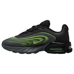 Sneaker Nike SPORTSWEAR "Air Max Fire", Herren, Gr. 47,5, schwarz, liquid lime, iron grau, Synthetik, Textil, Schuhe Sneaker, inspiriert vom Design des Air Max TN