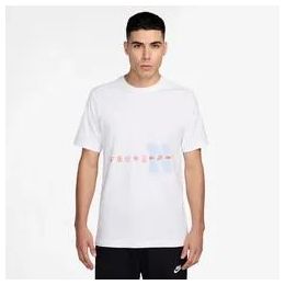 T-Shirt Nike "U NSW TEE STD CELEBRATE BRAND", Herren, Gr. XL, wei&szlig;, Obermaterial: 100% Baumwolle, Shirts T-Shirt, f&uuml;r Erwachsene, sportlicher Stil, f&uuml;r Freizeit und Aktivit&auml;ten
