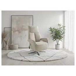 Sit & More TV-Sessel SIT & MORE "TV Lazy", silber, B:75cm H:115cm T:85cm, 100% Polyester, Sessel, mit Herz-Waage-Positon und 3 Motoren
