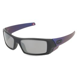 Oakley OO9014 GASCAN | Herren-Sonnenbrille | Fassung: Vollrand, Eckig, Kunststoff, Schwarz Matt | Glasfarbe: Grau