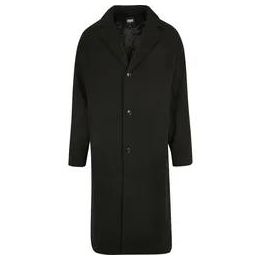 Wintermantel Urban Classics "Urban Classics Herren Long Coat", Herren, Gr. S, schwarz, 100% Polyester, M&auml;ntel Wintermantel