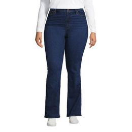 LANDS' END Recover Bootcut-Jeans High Waist, Damen,  Blau, by Lands' End