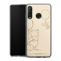 DeinDesign Huawei P30 Lite Handy Silikon H&uuml;lle Case transparent Handyh&uuml;lle Disney Official Licensed Product Winnie The Pooh Silikon Case