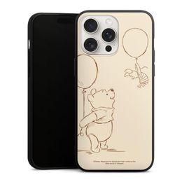 DeinDesign iPhone 15 Pro Max Handy Premium Silikon H&uuml;lle Handyh&uuml;lle schwarz Case Disney Official Licensed Product Winnie The Pooh Silikon Premium Case