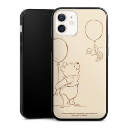 DeinDesign iPhone 12 mini Handy Slim Case extra d&uuml;nn Silikon Handyh&uuml;lle schwarz H&uuml;lle Disney Official Licensed Product Winnie The Pooh Silikon Slim Case